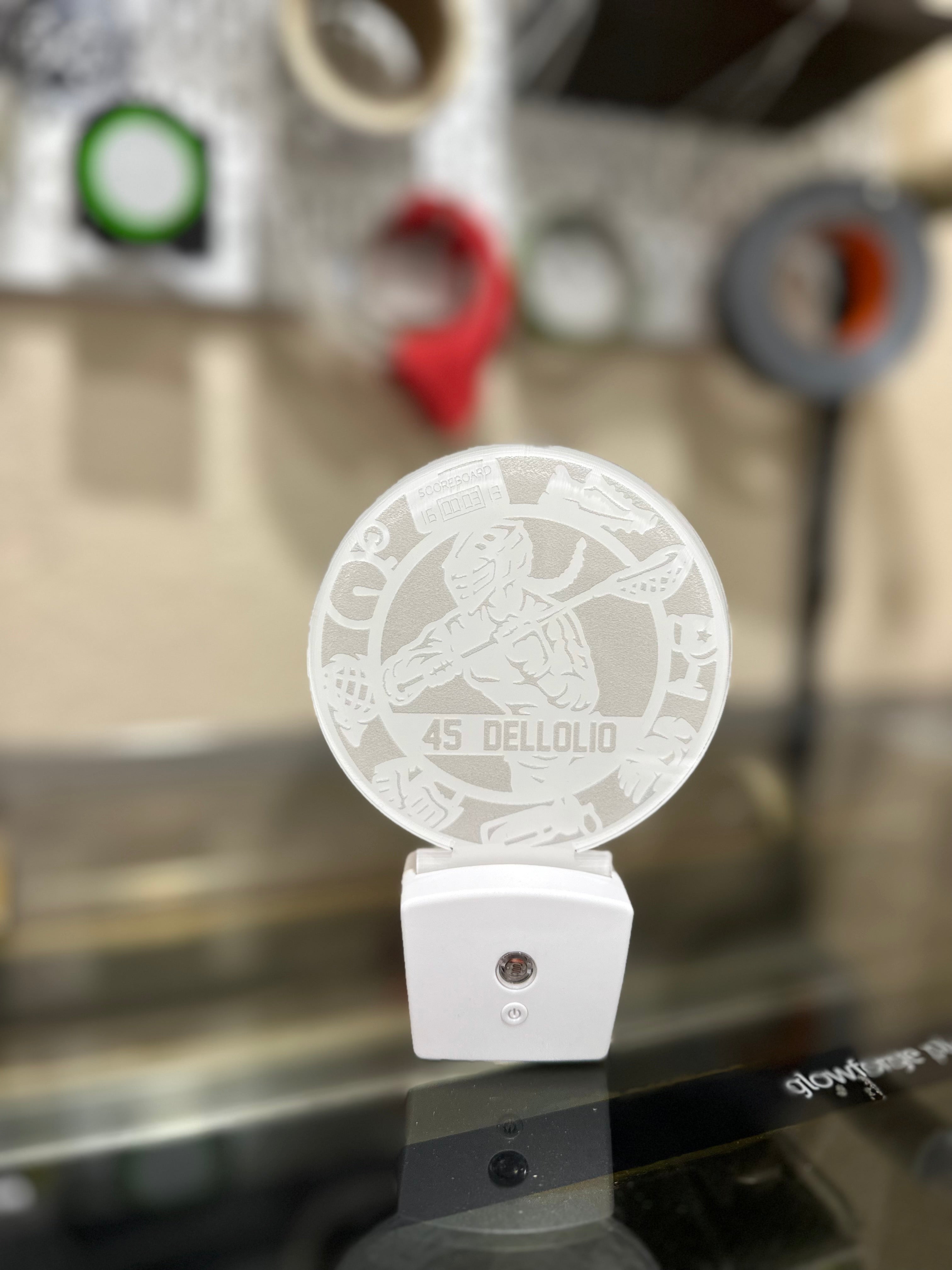 Lacrosse Sports Night light – Built by Bricker